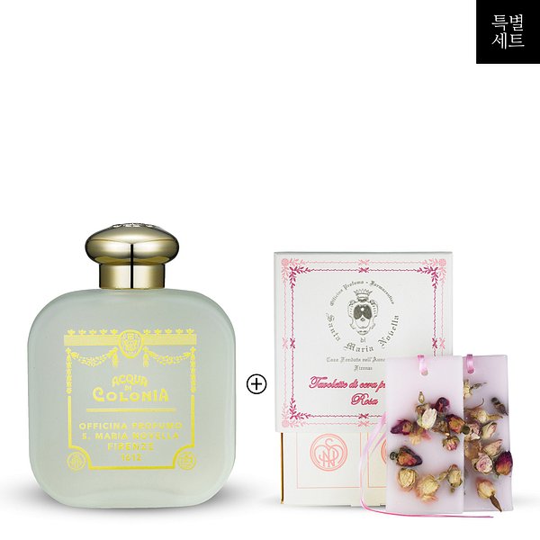 Santa Maria Novella 산타마리아노벨라 [산타 마리아 노벨라]아쿠아 디 콜로니아 친칸타 로사 왁스 타블렛 정품