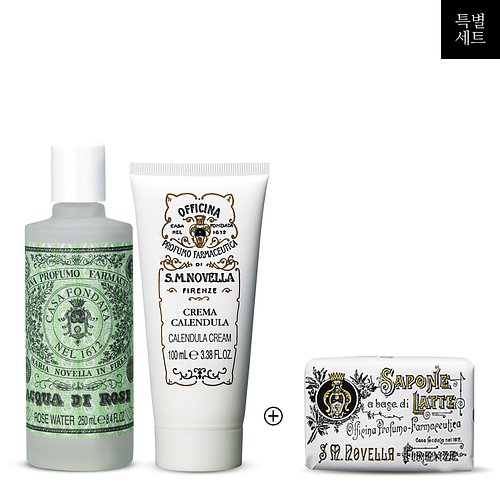 Santa Maria Novella 산타마리아노벨라 [산타 마리아 노벨라]아쿠아 디 로즈 크레마 칼렌둘라 솝 증정 S