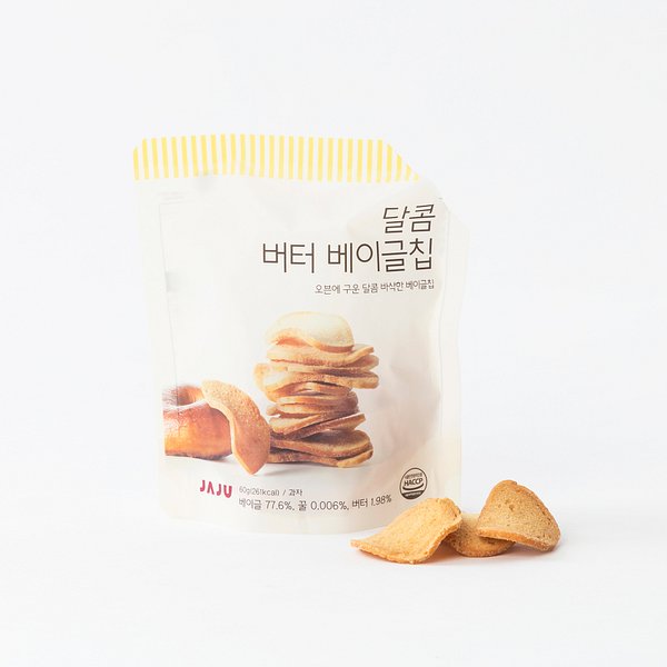 Jaju자주 달콤 버터 베이글칩 Sivillage 에스아이빌리지