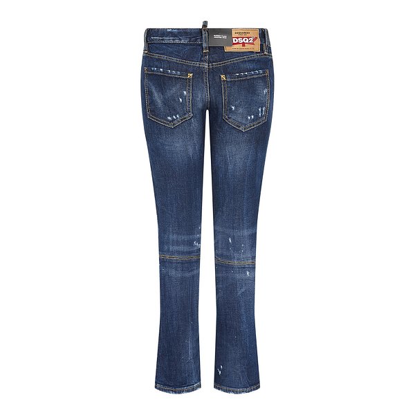 Dsquared2디스퀘어드2 데미지 플레어 데님팬츠 Runway Flare Cropped Sivillage 에스