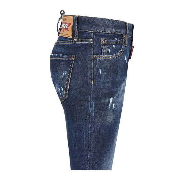 Dsquared2디스퀘어드2 데미지 플레어 데님팬츠 Runway Flare Cropped Sivillage 에스