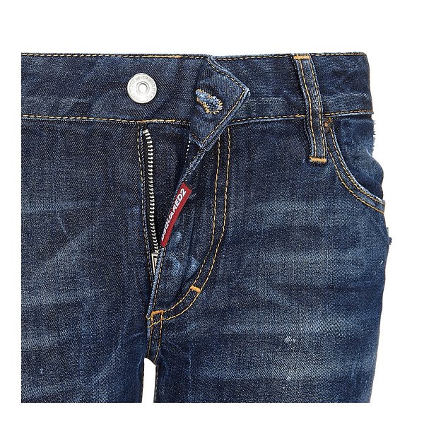 Dsquared2디스퀘어드2 데미지 플레어 데님팬츠 Runway Flare Cropped Sivillage 에스