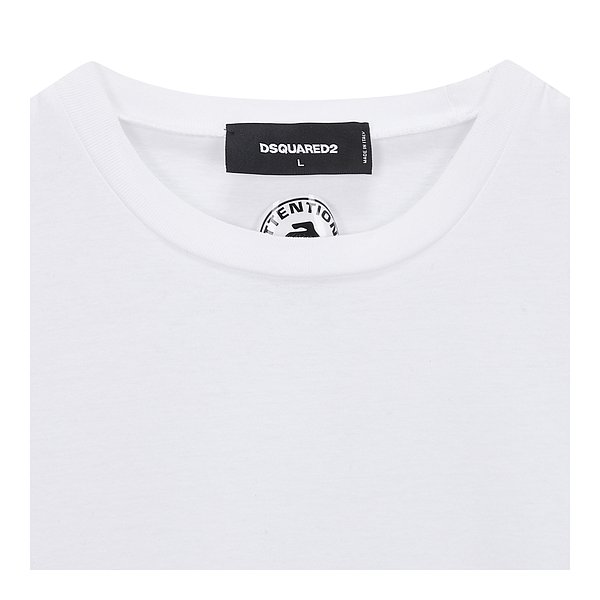 Dsquared2디스퀘어드2 레터링 로고 프린팅 티셔츠 Long Cool Fit Sivillage 에스아이빌리지