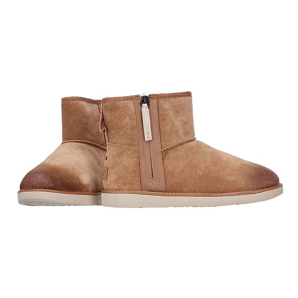 Ugg어그 For Men 클래식 스웨이드 집업 미니 부츠 클래식 미니 짚 워터프루프 Sivillage 에스