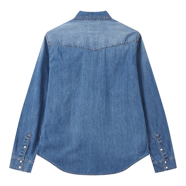 Gap Adults갭 ★갭 남성 18년 Fall★ 뉴 웨스턴 미디엄 인디고 셔츠 Sivillage 에스아이빌리지
