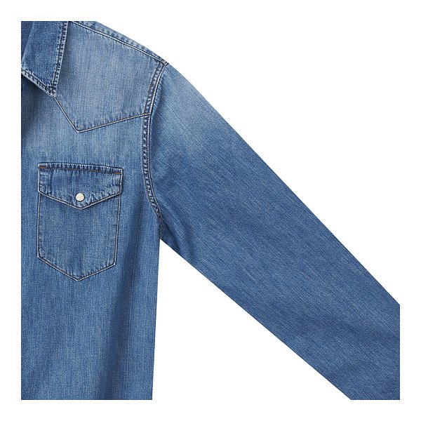 Gap Adults갭 ★갭 남성 18년 Fall★ 뉴 웨스턴 미디엄 인디고 셔츠 Sivillage 에스아이빌리지