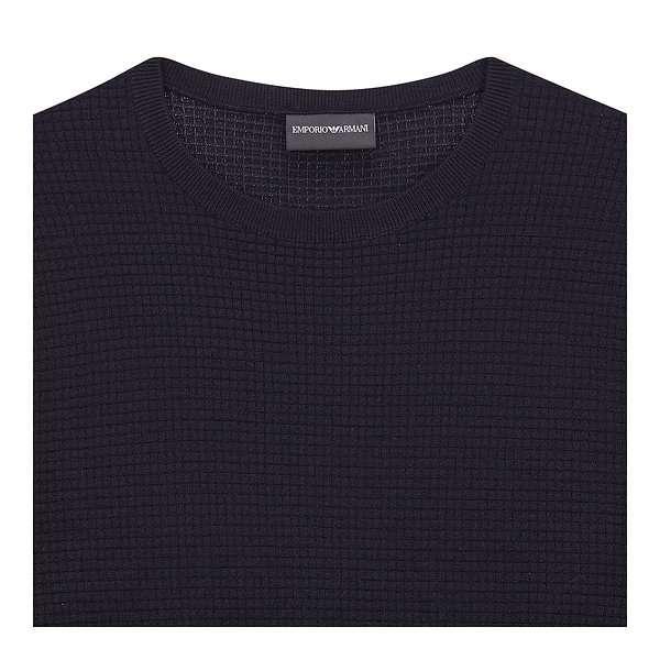 Emporio Armaniu엠포리오 아르마니 엠보 텍스쳐 울 니트 Sivillage 에스아이빌리지