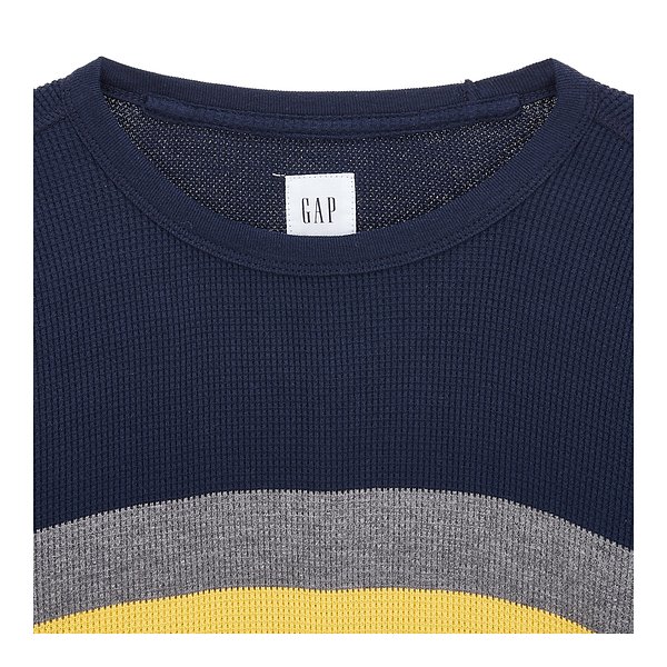 Gap Adults갭 ★갭 남성 18년 Holiday★ 와플 크루넥 배색 티셔츠 Sivillage 에스아이빌리지