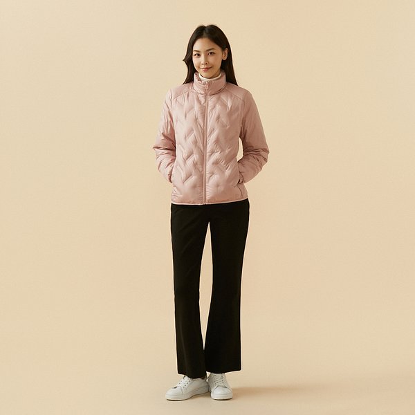 Jaju자주 여성 라이트 다운 자켓 Sivillage 에스아이빌리지