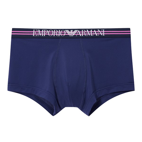 Emporio Armani Underwear엠포리오 아르마니 언더웨어 남성 스트라이프 밴드 메쉬 드로즈 Si