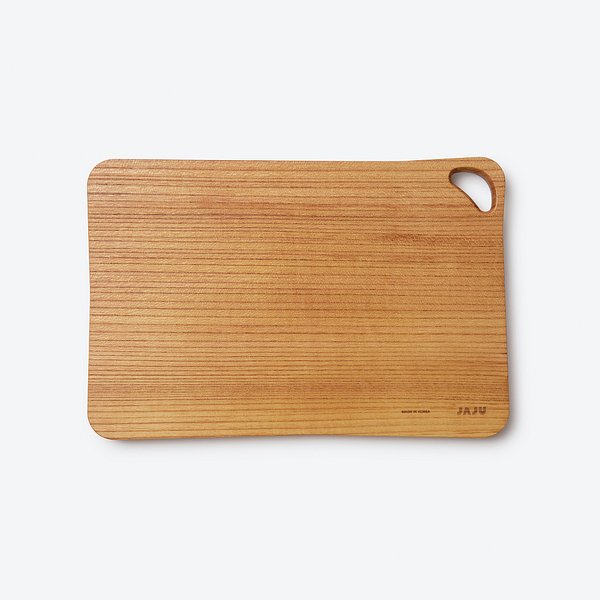Jaju자주 통 원목 느티나무 도마30x20cm Sivillage 에스아이빌리지