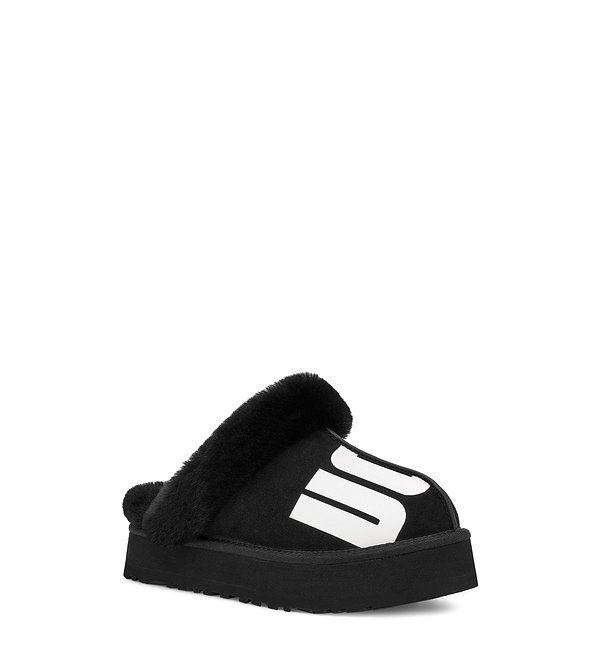 Ugg어그 For Women 퍼 카라 플랫폼 샌들 디스케트 Chopd Sivillage 에스아이빌리지