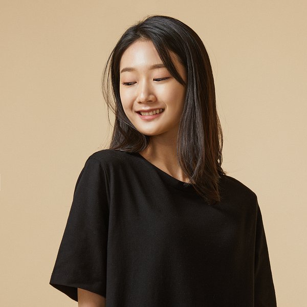 Jaju자주 여 Better 코튼 올데이 반팔 원피스 Sivillage 에스아이빌리지