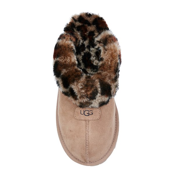 Ugg어그 For Women 레오파드 퍼 카라 슬리퍼 코케트 레오파드 Sivillage 에스아이빌리지