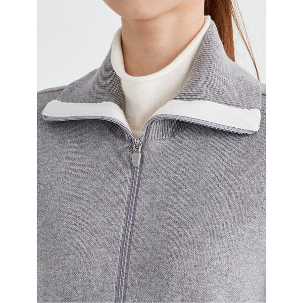 Beanpole Golf빈폴골프 빈폴 여성 그레이 패턴 방풍 카디건 Bj2951a503 Sivillage