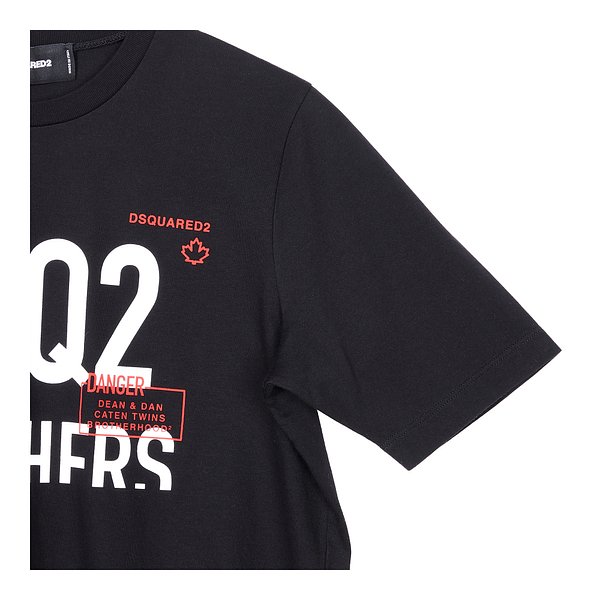 Dsquared2디스퀘어드2 브라더스 로고 그래픽 티셔츠 Sivillage 에스아이빌리지