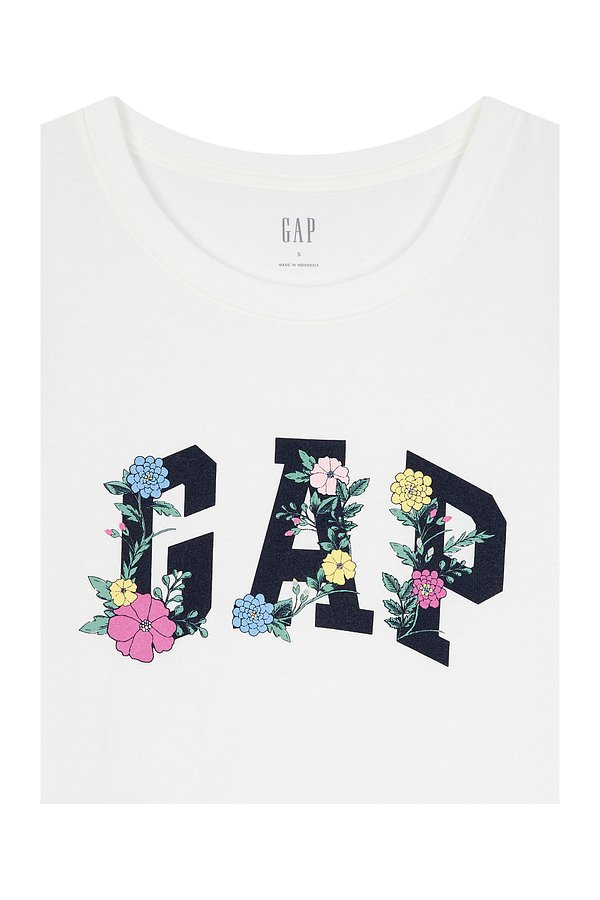 Gap Adults갭 여성 로고 그래픽 코튼 티셔츠 Sivillage 에스아이빌리지