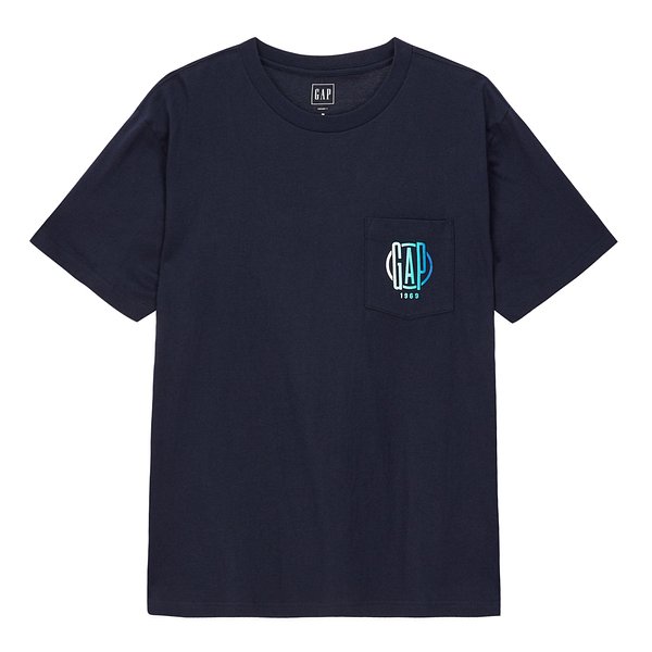 Gap Adults갭 ★갭 남성 21년 Spring★ 1969 로고 원 포켓 티셔츠 Sivillage 에스아이빌리지