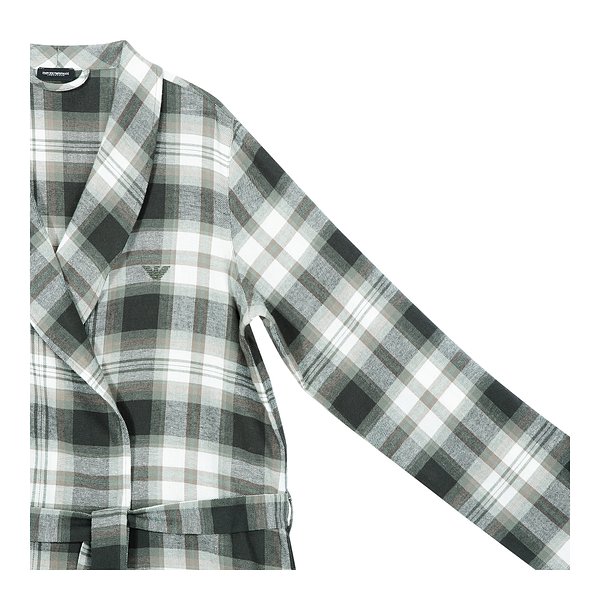 Emporio Armani Underwear엠포리오 아르마니 언더웨어 여성 체크 패턴 드레싱 가운 Sivillage