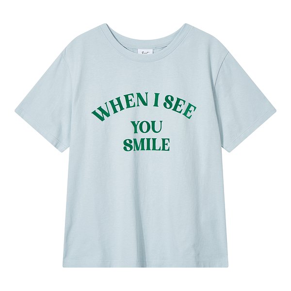 Gcut지컷 Smiley® 스마일리 크라운 티셔츠 Sivillage 에스아이빌리지