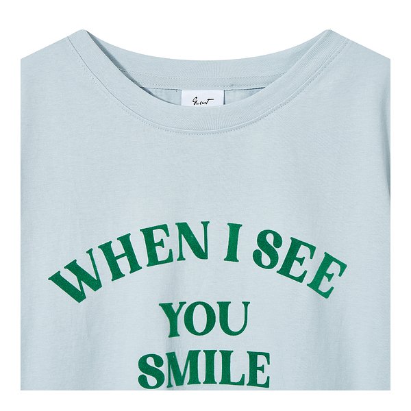 Gcut지컷 Smiley® 스마일리 크라운 티셔츠 Sivillage 에스아이빌리지
