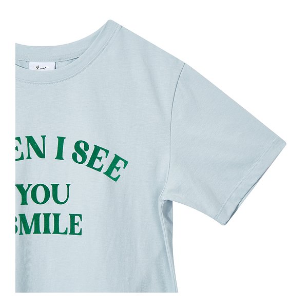 Gcut지컷 Smiley® 스마일리 크라운 티셔츠 Sivillage 에스아이빌리지