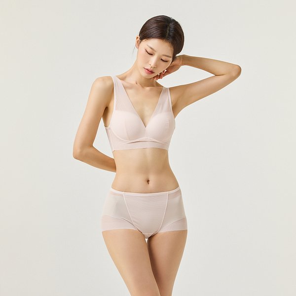 Jaju자주 여 헴라인 서포트 쇼티 팬티 Sivillage 에스아이빌리지