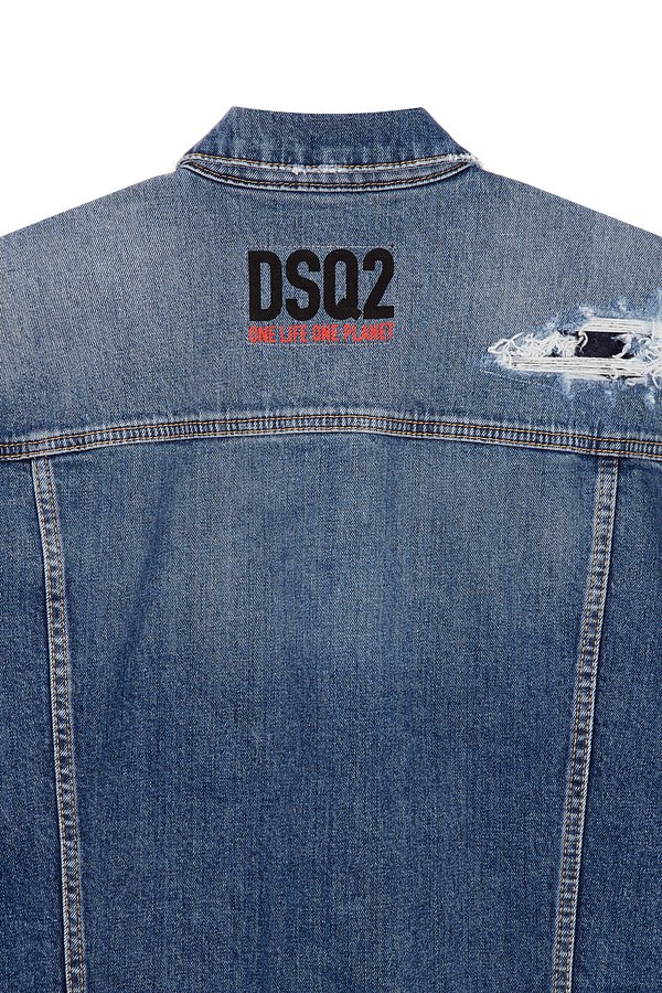 Dsquared2디스퀘어드2 남성 스머프 패치 데님 자켓 Sivillage 에스아이빌리지