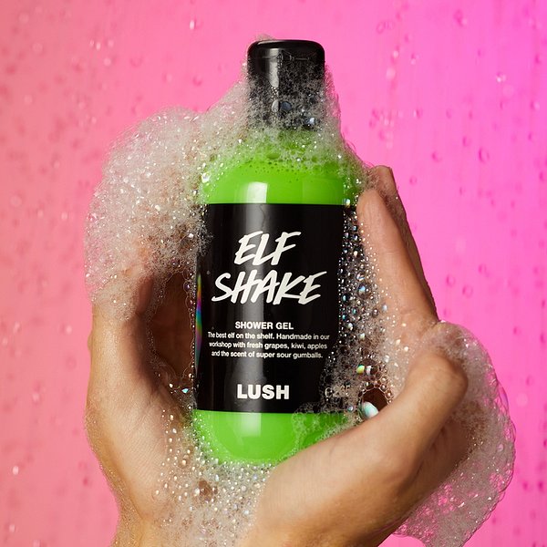 Lush러쉬 러쉬 엘프 쉐이크 265g 샤워 젤바디 워시크리스마스 Sivillage 에스아이빌리지