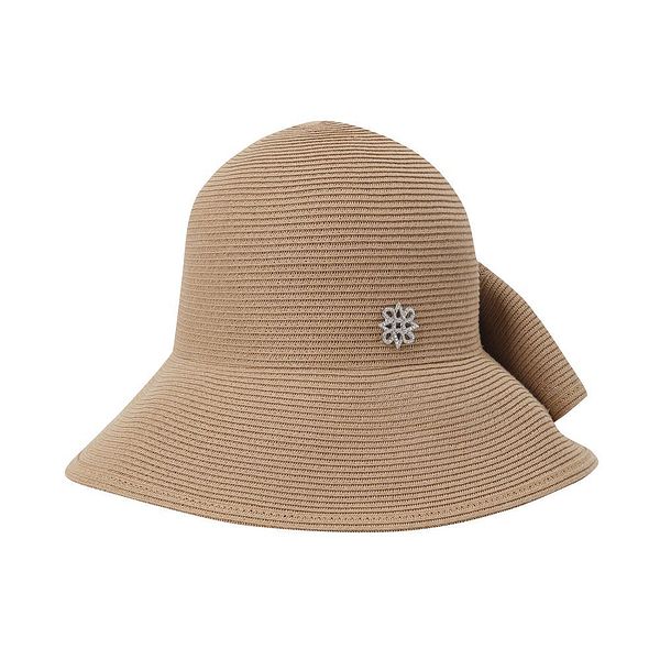 Standrews세인트앤드류스 여성 빅 리본 천연초 Hat Sivillage 에스아이빌리지