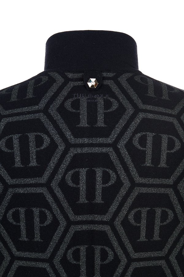 Philipp Plein Golf필립플레인 골프 Women 헥사 윈드프루프 집업 스웨터 Sivillage 에스