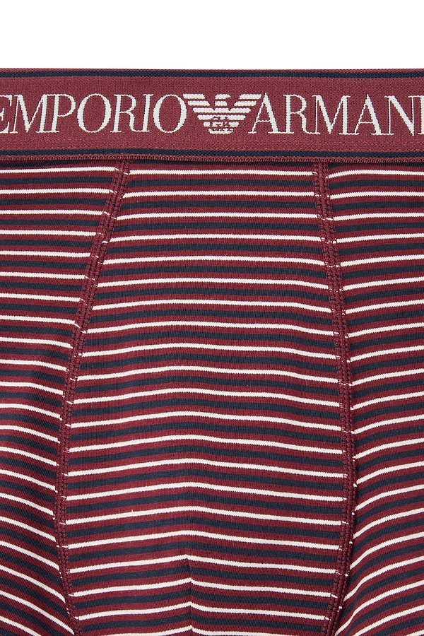 Emporio Armani Underwear엠포리오 아르마니 언더웨어 남성 스트라이프 패턴 코튼 드로즈 Si