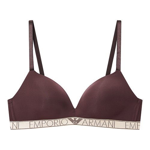 Emporio Armani Underwear엠포리오 아르마니 언더웨어 프리미엄 마이크로 씬 로고 밴딩 패디드 트라이앵글 브라