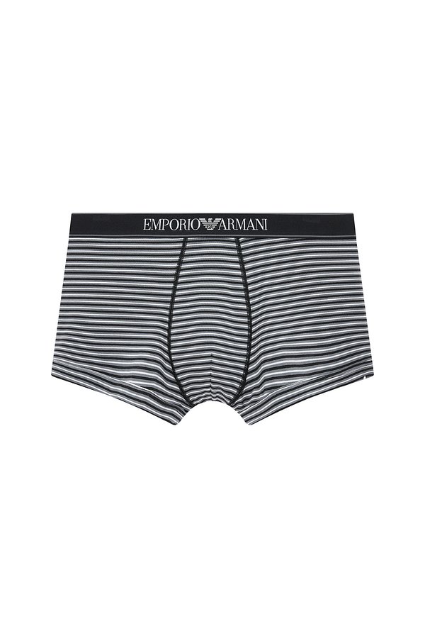 Emporio Armani Underwear엠포리오 아르마니 언더웨어 남성 스트라이프 패턴 코튼 드로즈 Si