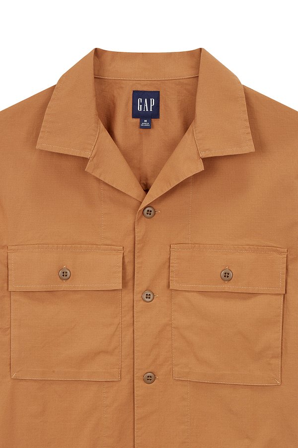 Gap Adults갭 남성 이지 립스탑 유틸리티 셔츠 Sivillage 에스아이빌리지