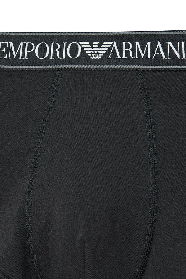 Emporio Armani Underwear엠포리오 아르마니 언더웨어 남성 라인 로고 밴딩 코튼 드로즈 Si