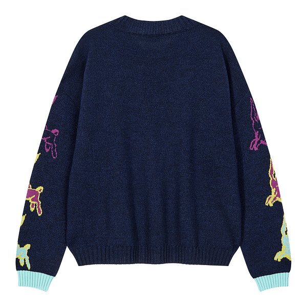 Paul Smith폴스미스 Ps Paul Smith 여성 자카드 래빗 크루넥 니트 Sivillage 에스아이빌리지