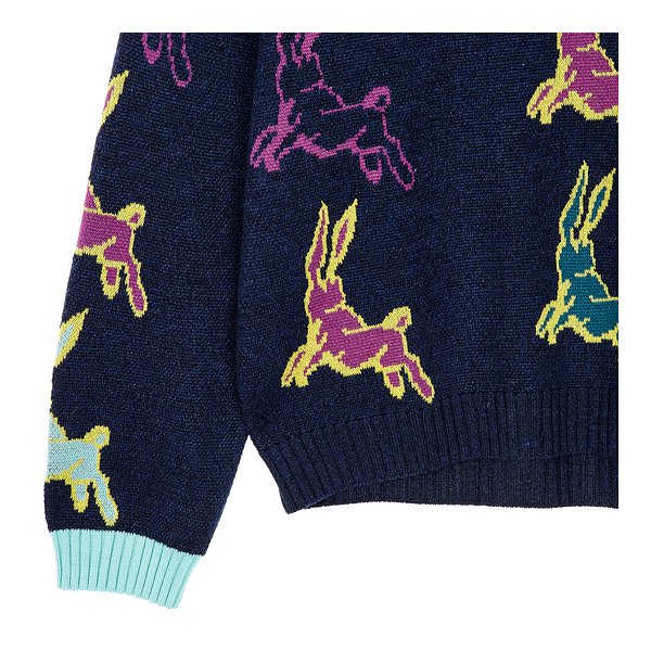 Paul Smith폴스미스 Ps Paul Smith 여성 자카드 래빗 크루넥 니트 Sivillage 에스아이빌리지