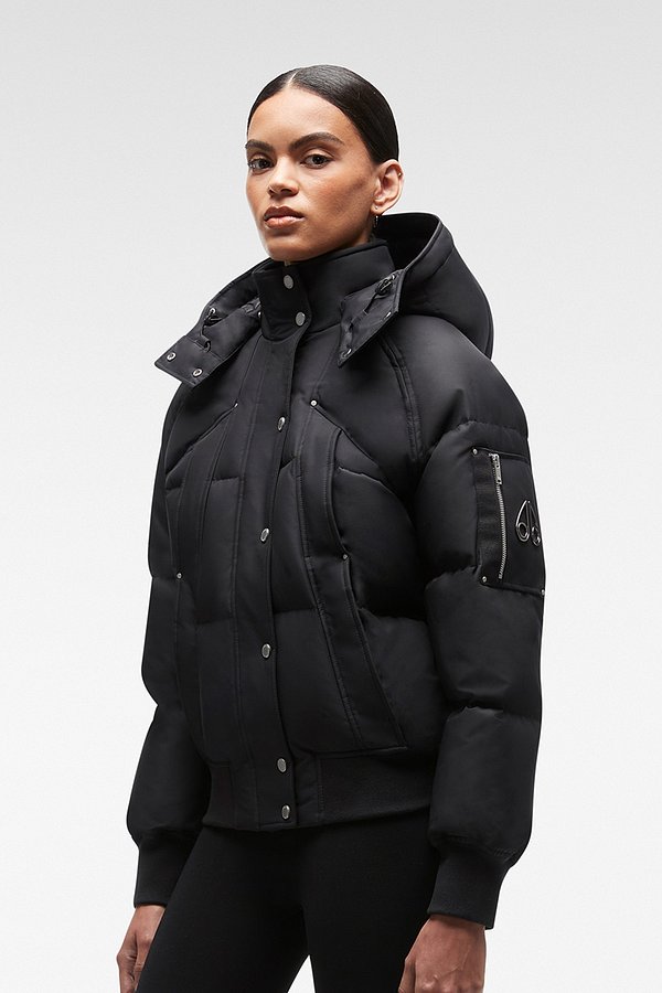 Moose Knuckles무스너클종료 무스너클 여성 패딩 트로이 다운 봄버 Ladies Troy Bomber