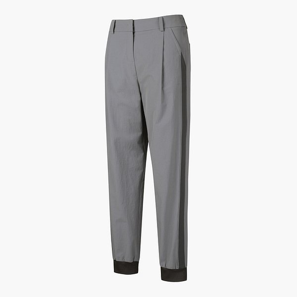 Descente Golf데상트골프 여성 사이드 배색 밴드 조거 팬츠 Do12wept33 Sivillage 에스
