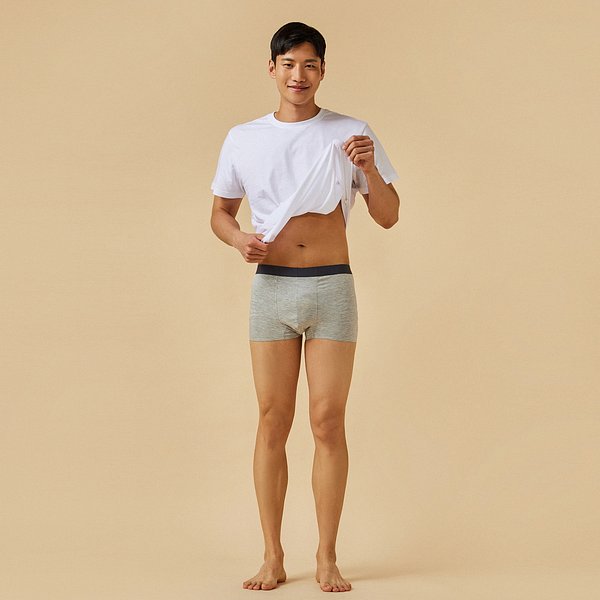 Jaju자주 남 레이온 퓨징 드로즈 팬티 Sivillage 에스아이빌리지