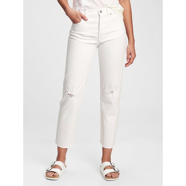 Gap Adults갭 ★갭 여성 21년 Spring★ 디스트로이드 데님 팬츠 Sivillage 에스아이빌리지