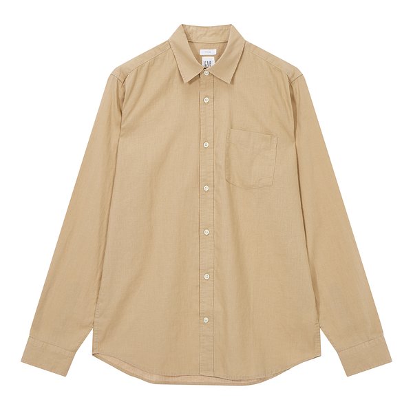 Gap Adults갭 ★갭 남성 21년 Summer★ 스탠다드 핏 린넨 셔츠 Sivillage 에스아이빌리지