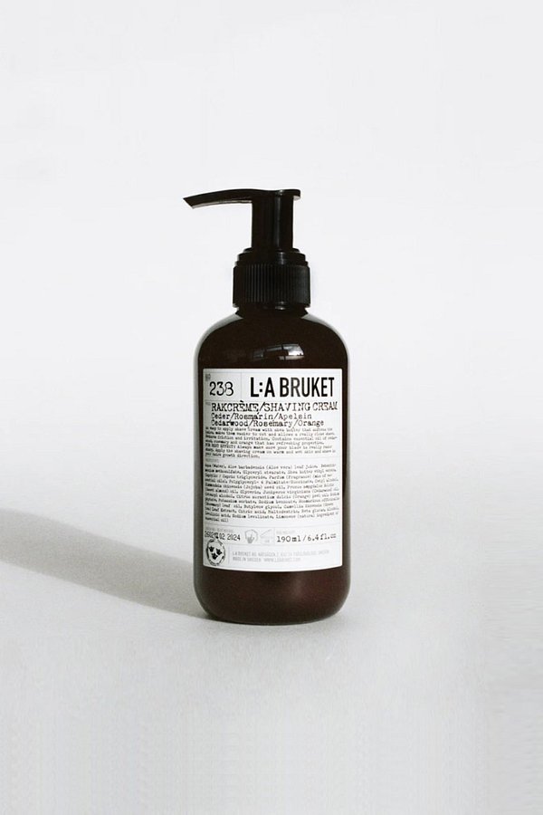 La Bruket라부르켓 쉐이빙 크림 시더우드로즈마리오렌지 190ml Sivillage 에스아이빌리지