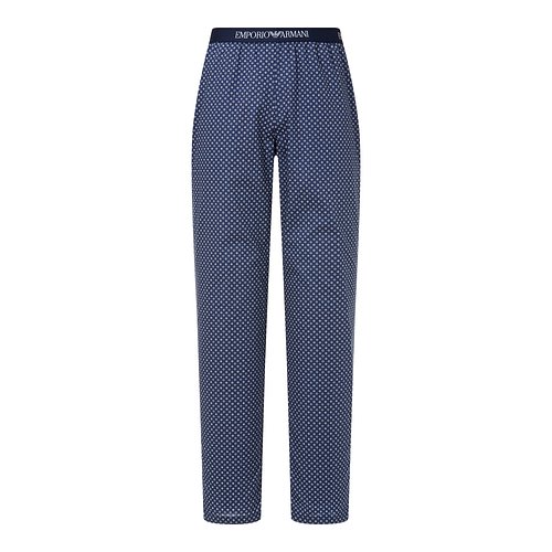 Emporio Armani Underwear엠포리오 아르마니 언더웨어 남성 패턴드 로고 밴딩 우븐 라운지 팬츠 Si