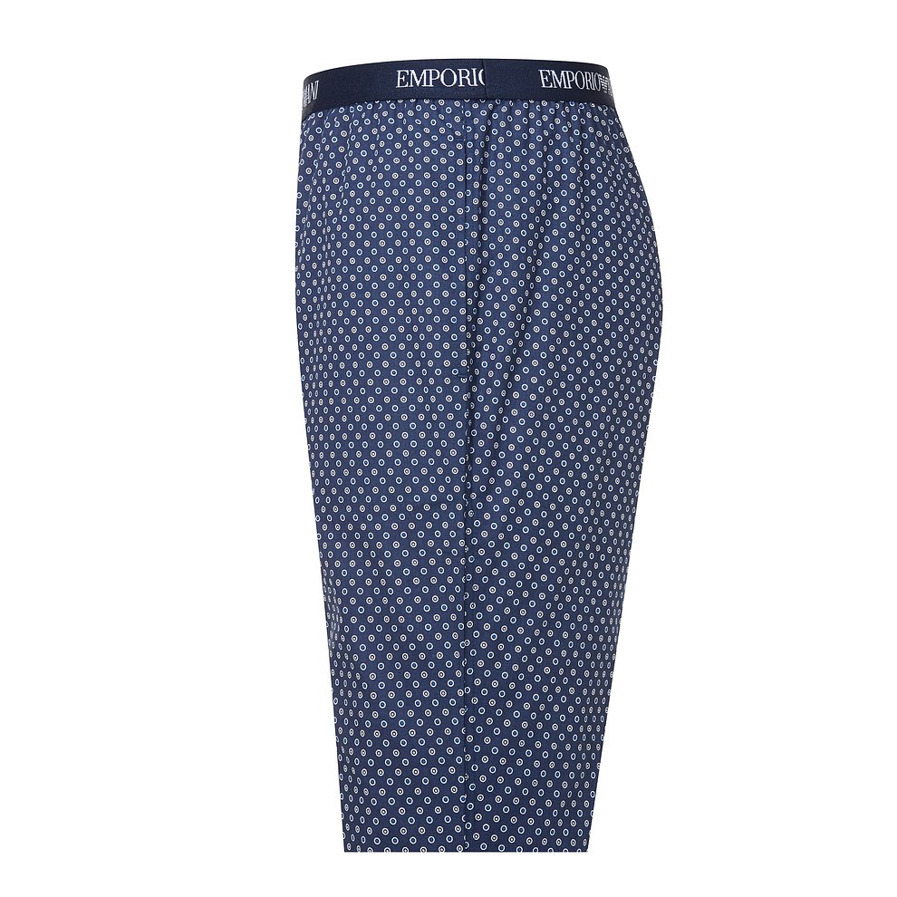 Emporio Armani Underwear엠포리오 아르마니 언더웨어 남성 패턴드 로고 밴딩 우븐 라운지 팬츠 Si