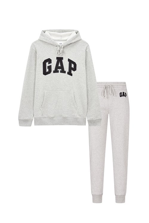 Gap Adults갭 남성 로고 패치 이지 후드 티셔츠 And 조거 팬츠 Sivillage 에스아이빌리지