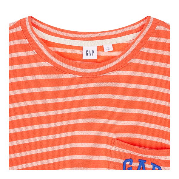 Gap Adults갭 ★갭 여성 20년 Summer★ 로고 포켓 스트라이프 티셔츠 Sivillage 에스아이빌리지