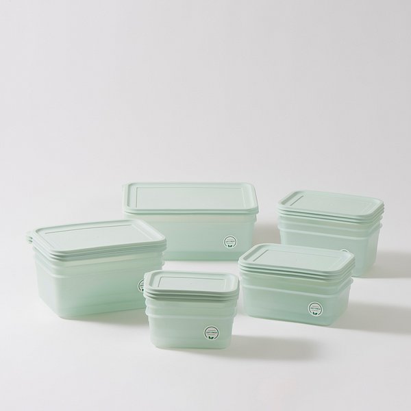 Jaju자주 소프트 싱싱 항균 신선용기750ml3개입민트 Sivillage 에스아이빌리지