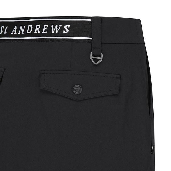 Standrews세인트앤드류스 여성 로고 자가드 핀턱 H라인 큐롯 스커트 Sivillage 에스아이빌리지